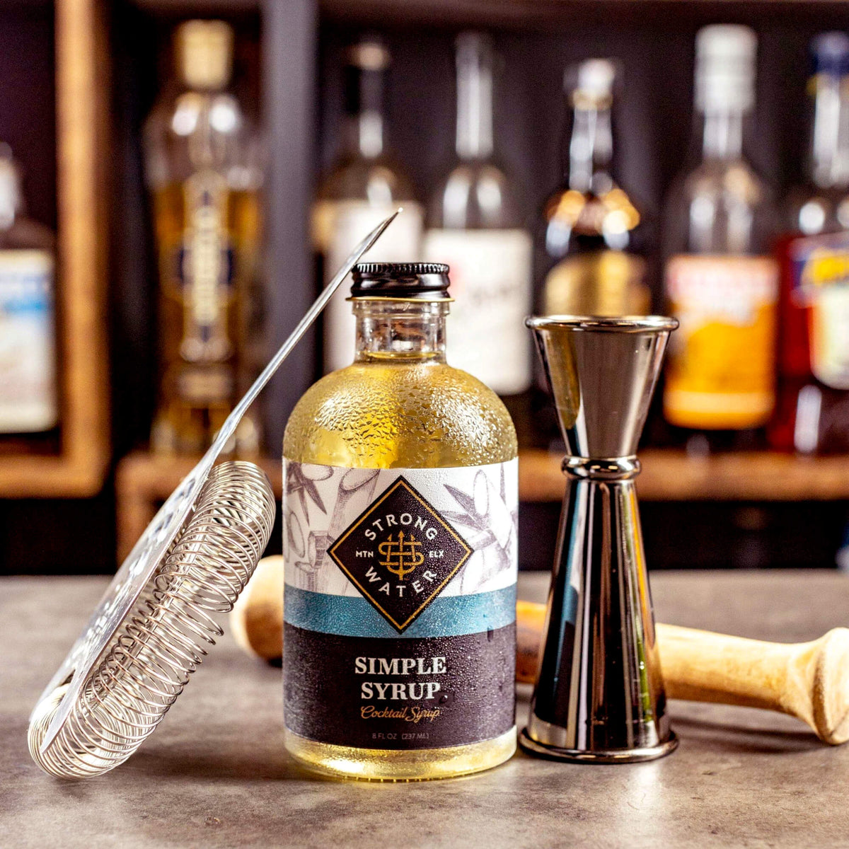 Strongwater Simple Syrup Cocktail Syrup — The Perfect Petal